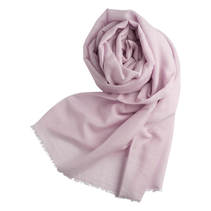 Lavendelfarbener Pashmina-Schal aus Kaschmir und Seide